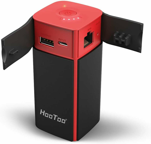 Bezprzewodowy router podróżny PowerBank FileHub HooToo TripMate Titan