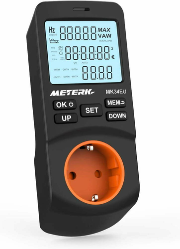 Miernik zużycia energii elektrycznej Meterk MK34EU 230V