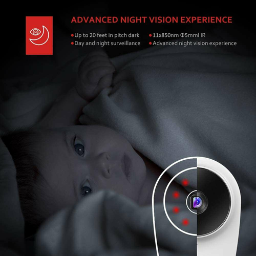 Niania elektroniczna wideo Victure Baby Monitor PC420 FHD