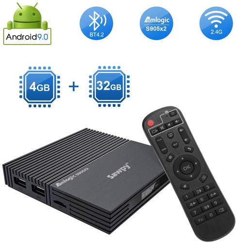Odtwarzacz multimedialny tuner TV Box OTT A95X F2 4/32GB