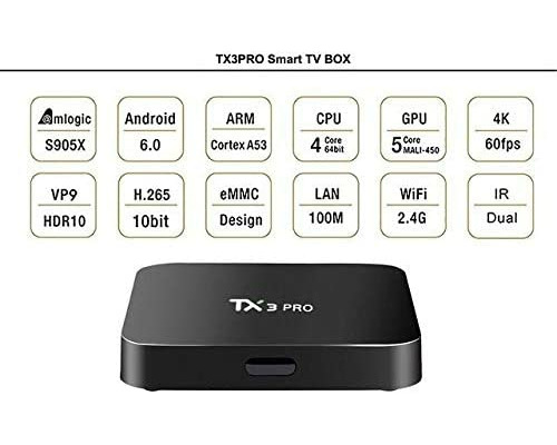 Odtwarzacz multimedialny tuner TV Box TX3 Pro Netflix