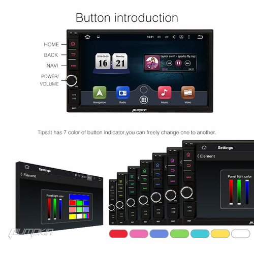 Radio nawigacja 2din do każdego samochodu GPS USB SD ekran dotykowy