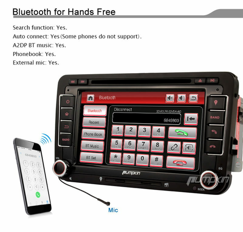 Radio nawigacja VW Passat 2din GPS USB SD ekran dotykowy