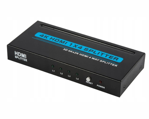 Rozdzielacz Splitter HDMI 1x4 3D 4Kx2K UHD Spliter