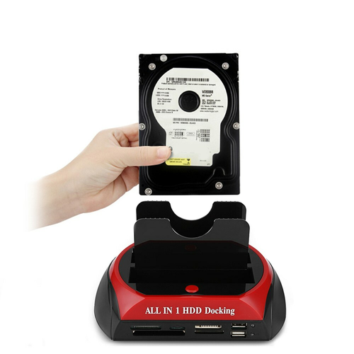 Stacja dokująca dyski pamięć masową All In 1 HDD 875 J SATA Stacja dokująca dyski pamięć masową All In 1 HDD 875 J SATA